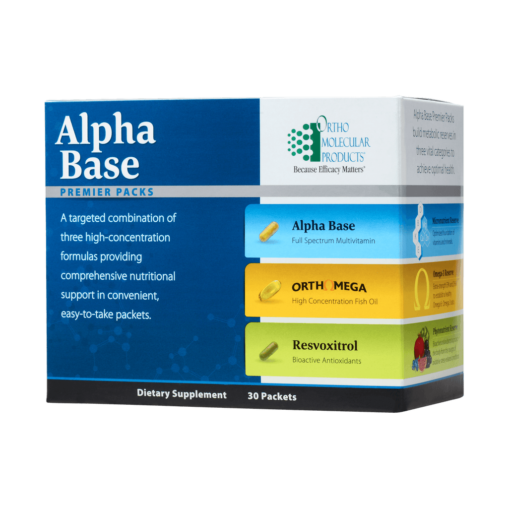 Ortho Molecular Alpha Base Premier Packs 30 Packets 2 Pack – ViTaHeals.com