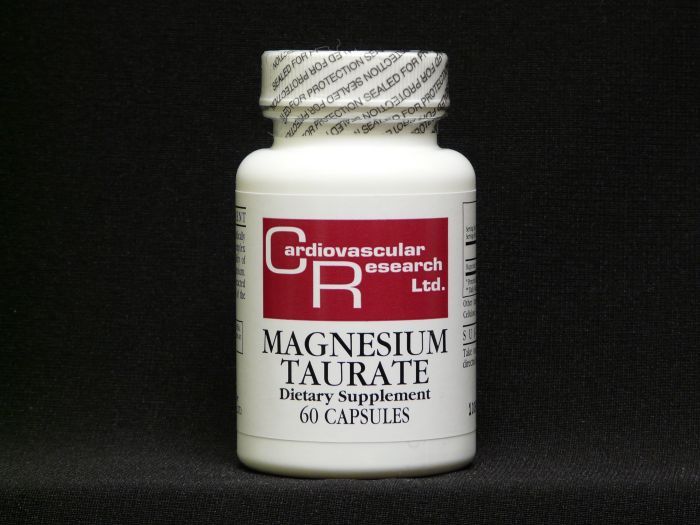 Ecological Formulas Magnesium Taurate 60 Capsules – ViTaHeals.com