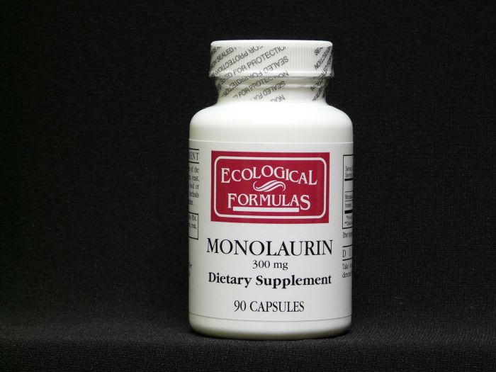 Ecological Formulas Monolaurin 300mg 90 Capsules – ViTaHeals.com