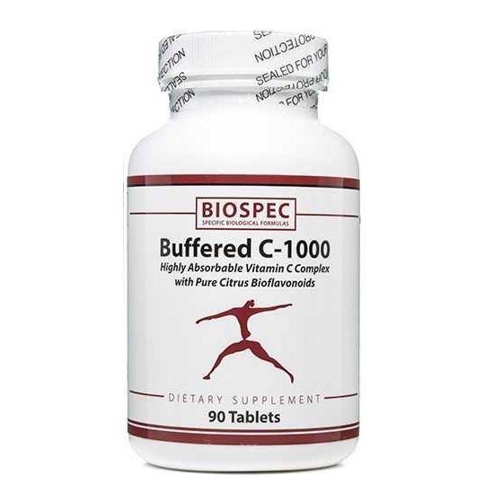 Biospec Nutritionals Buffered C 1000 90 Tablets – ViTaHeals.com