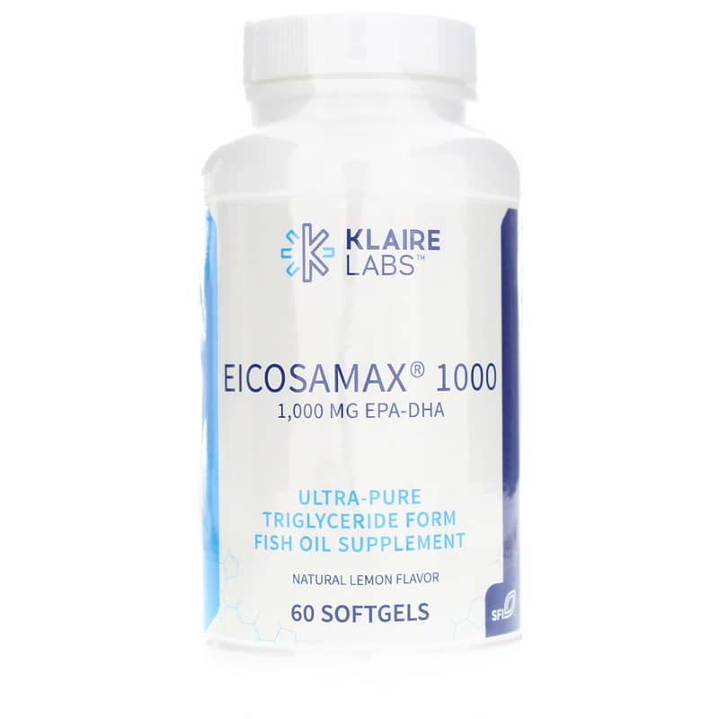 Klaire Labs Eicosamax 1000 Fish Oil – ViTaHeals.com