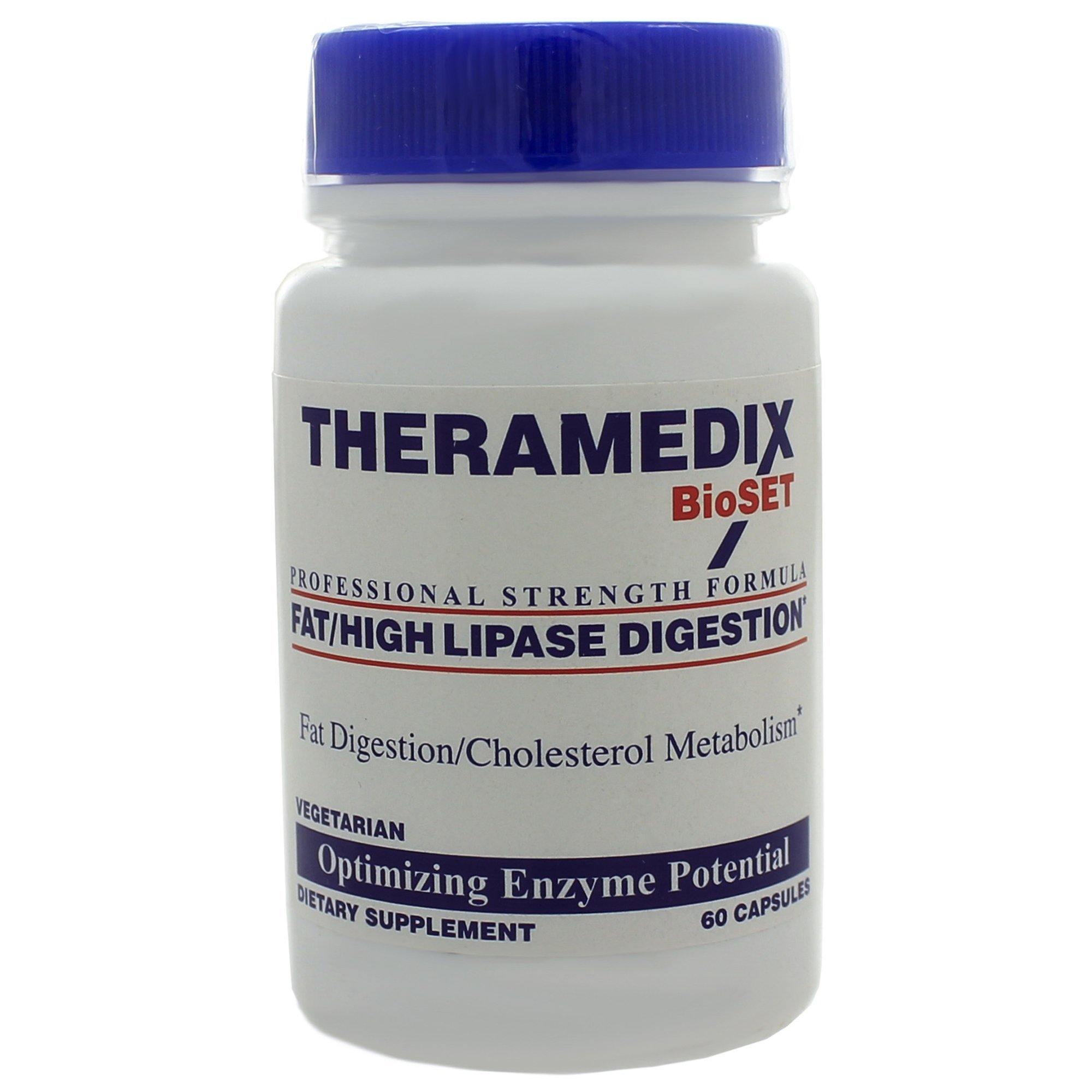 Theramedix BioSET Fat High Lipase Digestion Lps 60 Capsules – ViTaHeals.com