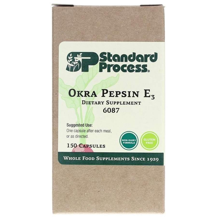 Standard Process Okra Pepsin E3 150 Capsules – VitaHeals.com