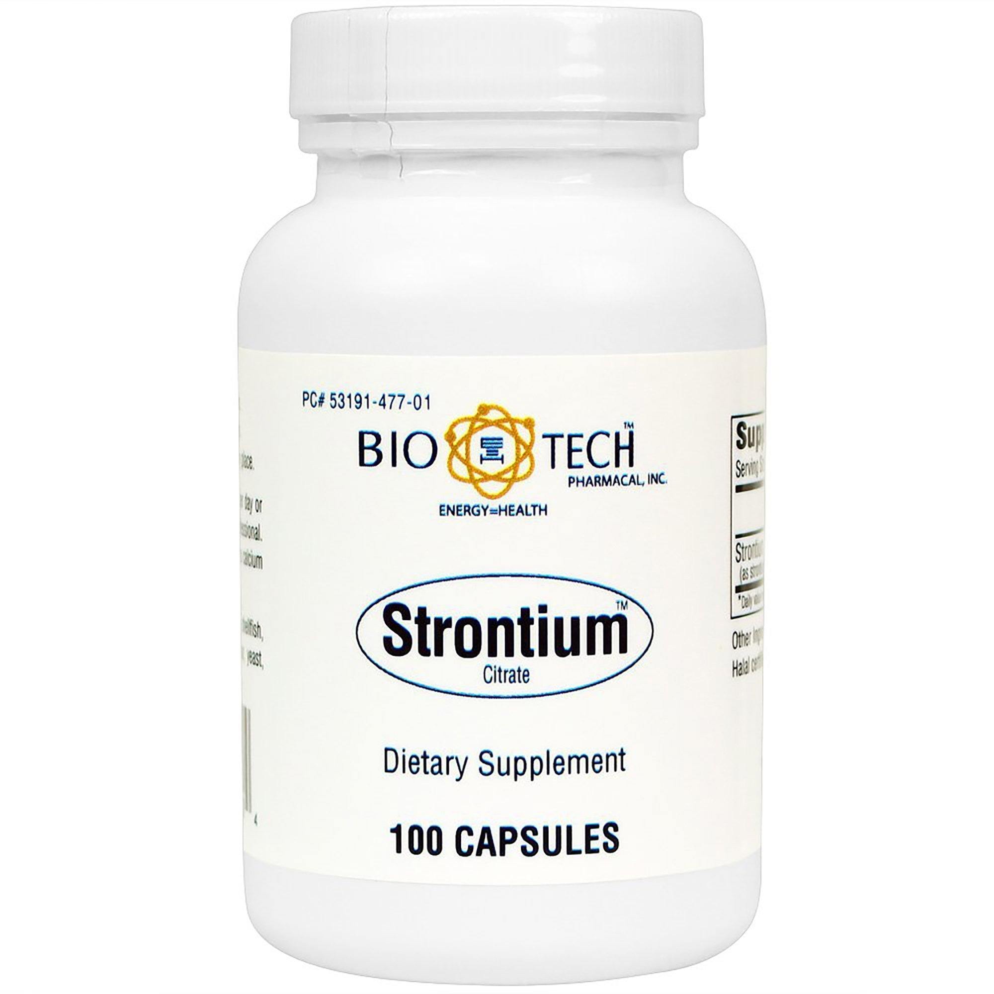 Bio-Tech Strontium Citrate 300Mg 100 Capsules – ViTaHeals.com